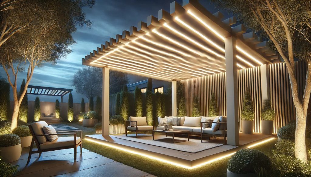 Créez une ambiance unique pour votre pergola bioclimatique avec le bon ...