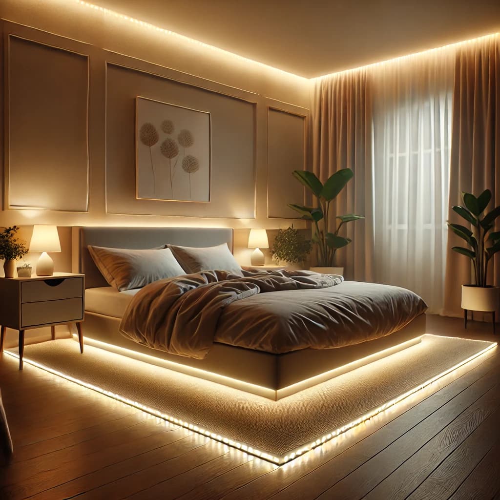 Installation de rubans LED sous les lits (bed light) - L'atelier LED ...